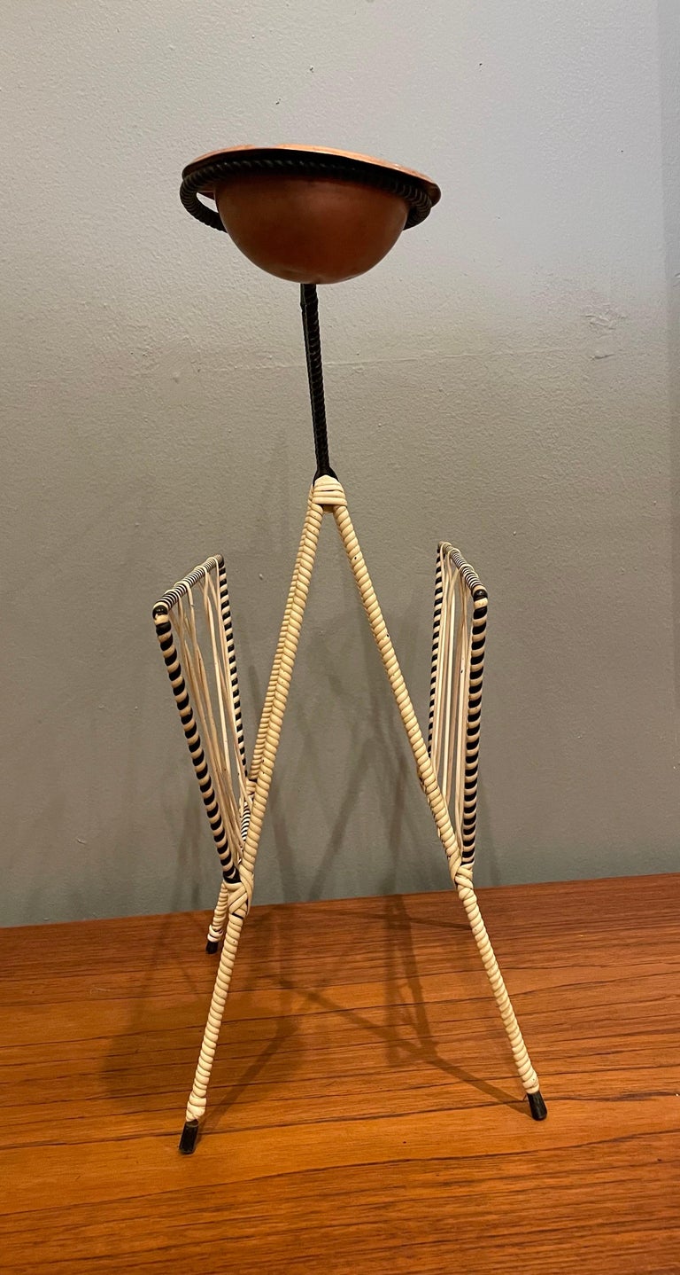 1950's Atomic Age Magazine Rack and Ashtray Holder Rack at 1stDibs ...