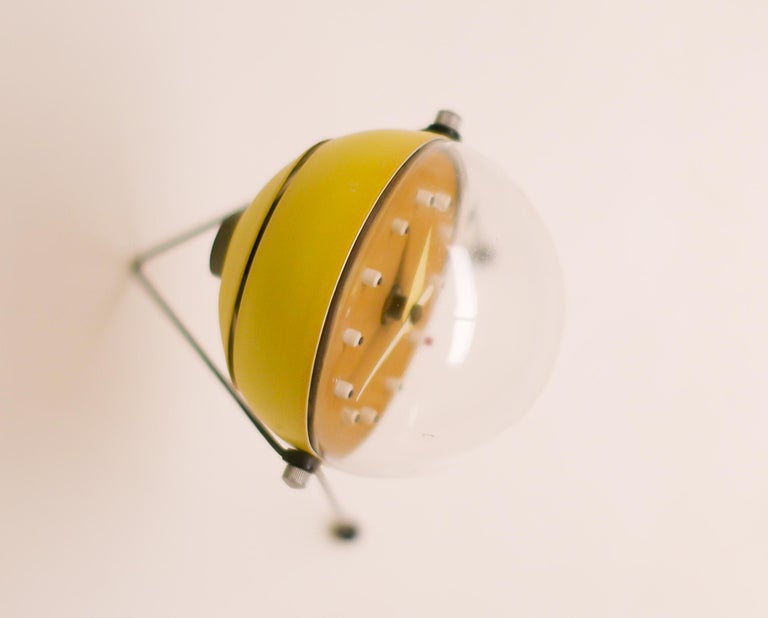 1950s Atomic Inspired Table Clock at 1stDibs
