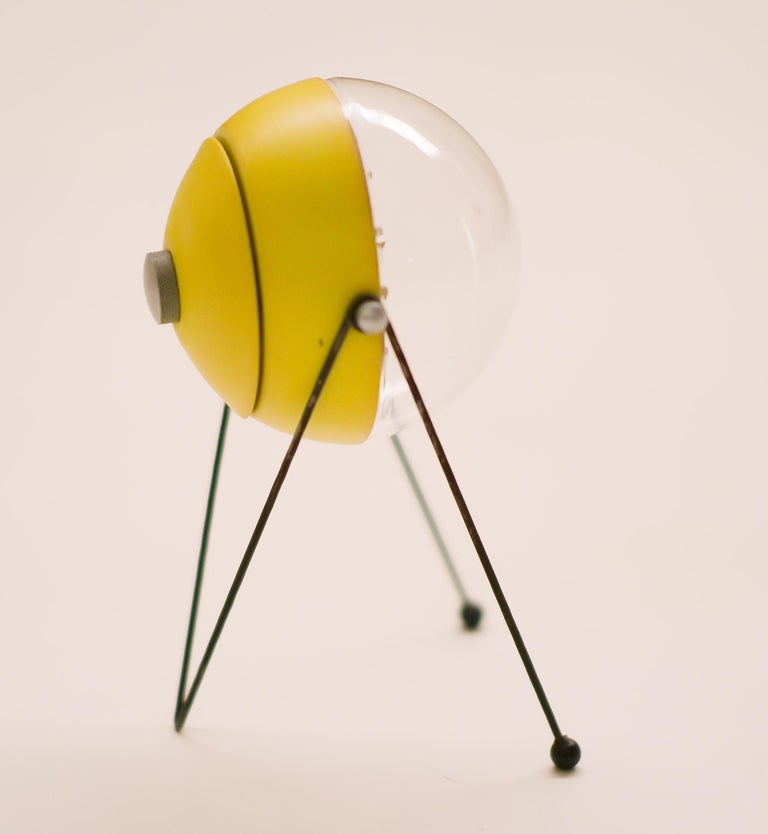 1950s Atomic Inspired Table Clock at 1stDibs