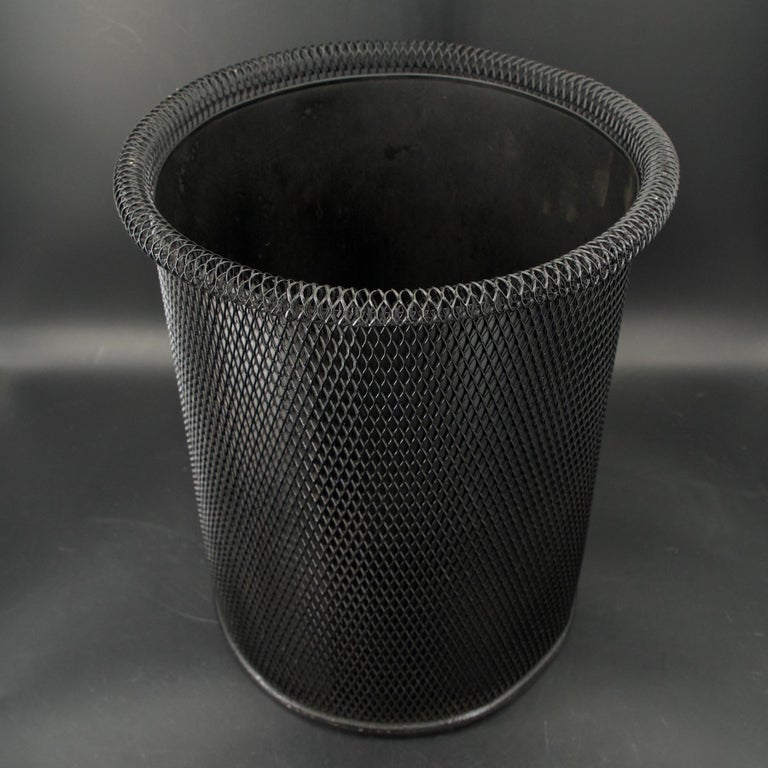 1950s Atomic Wire Mesh Trash Can Wastebasket Stan Hawk Expanded Metals ...