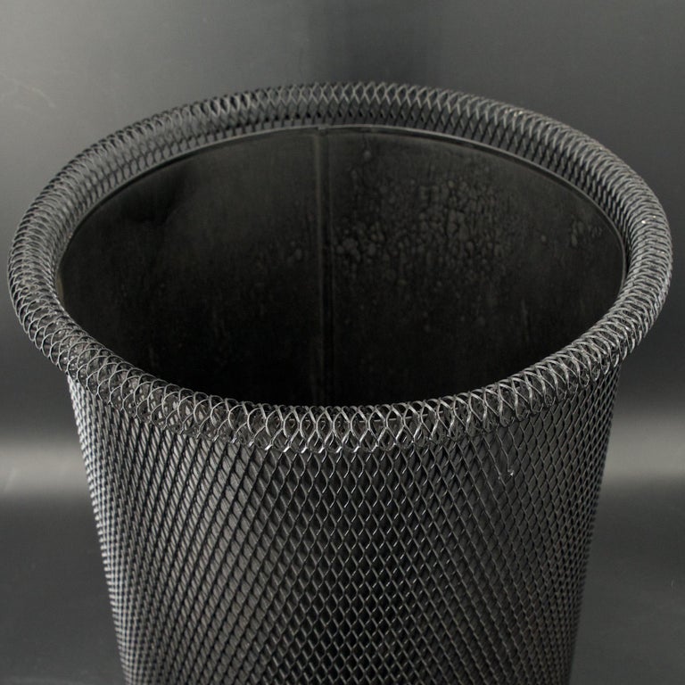 1950s Atomic Wire Mesh Trash Can Wastebasket Stan Hawk Expanded Metals ...