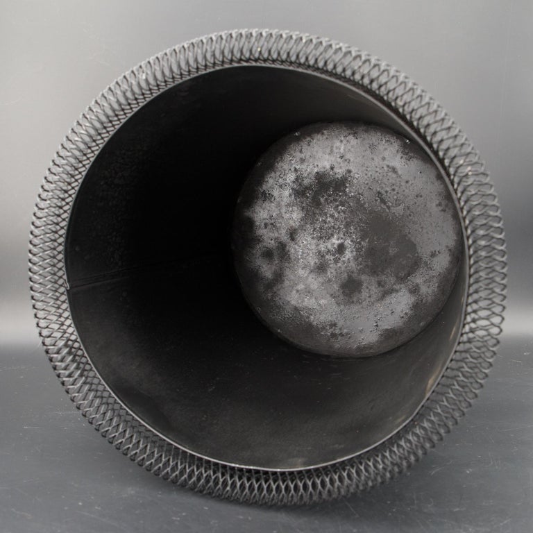 1950s Atomic Wire Mesh Trash Can Wastebasket Stan Hawk Expanded Metals ...