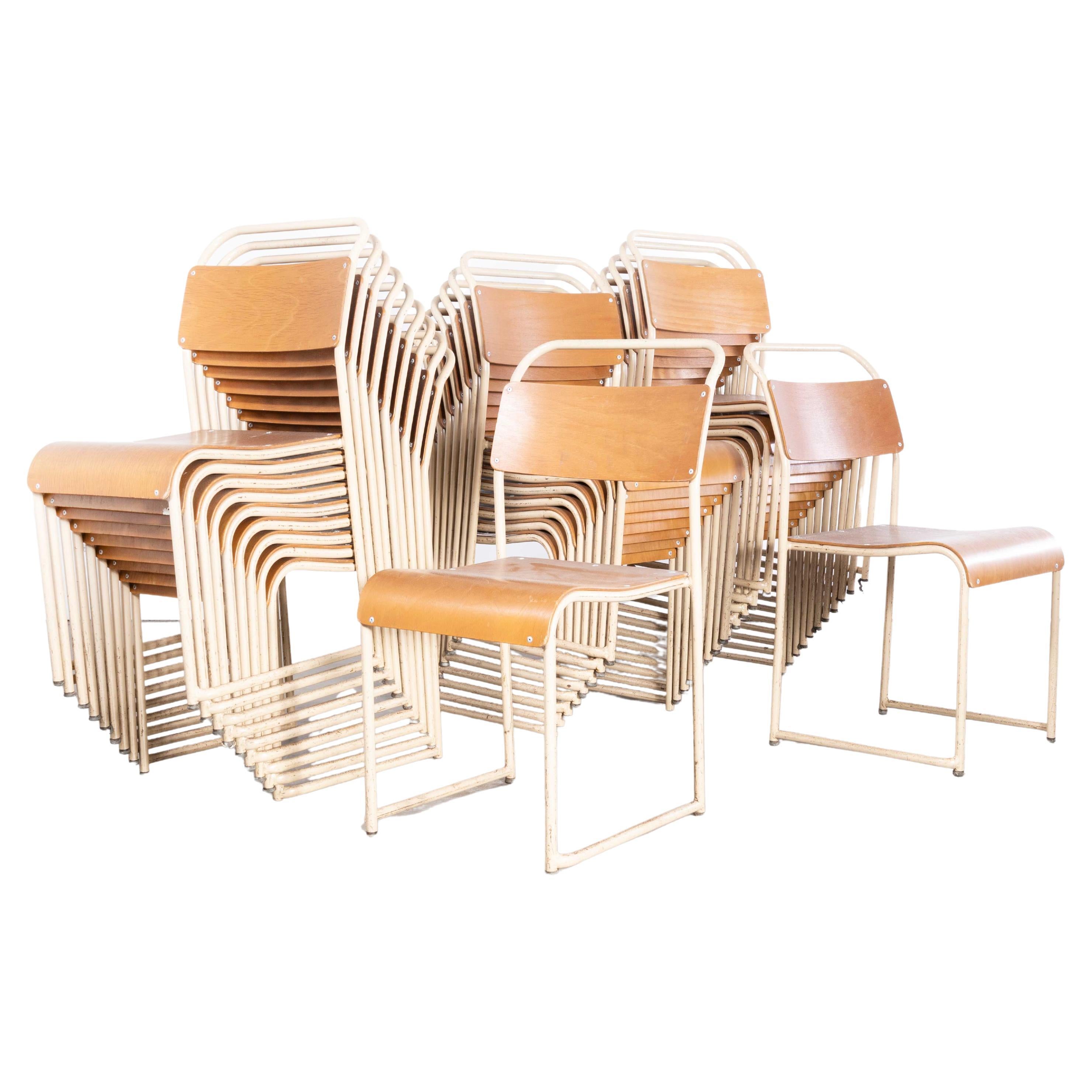 1950's Lamstak Sapele Stacking Dining Chairs - Large Quantities ...