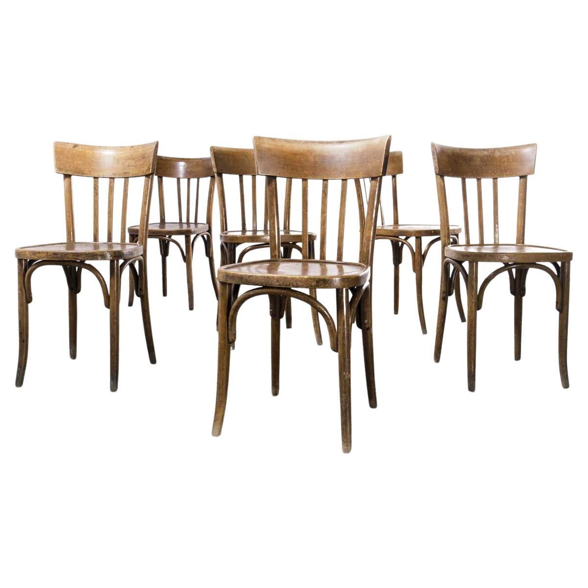 Cafe Carlyle Set of Six Black Lacquer Dining Chairs For Sale at 1stDibs