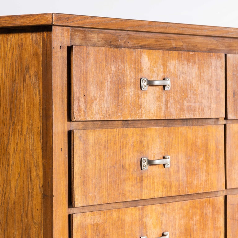 1950s Belgian Laboratory Chest, Bank of Drawers, Sixteen Drawers For ...