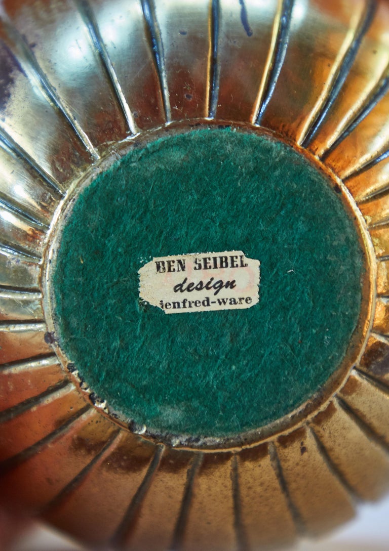1950s Ben Seibel Brass Bowl or Ashtray for Jenfred-Ware at 1stDibs