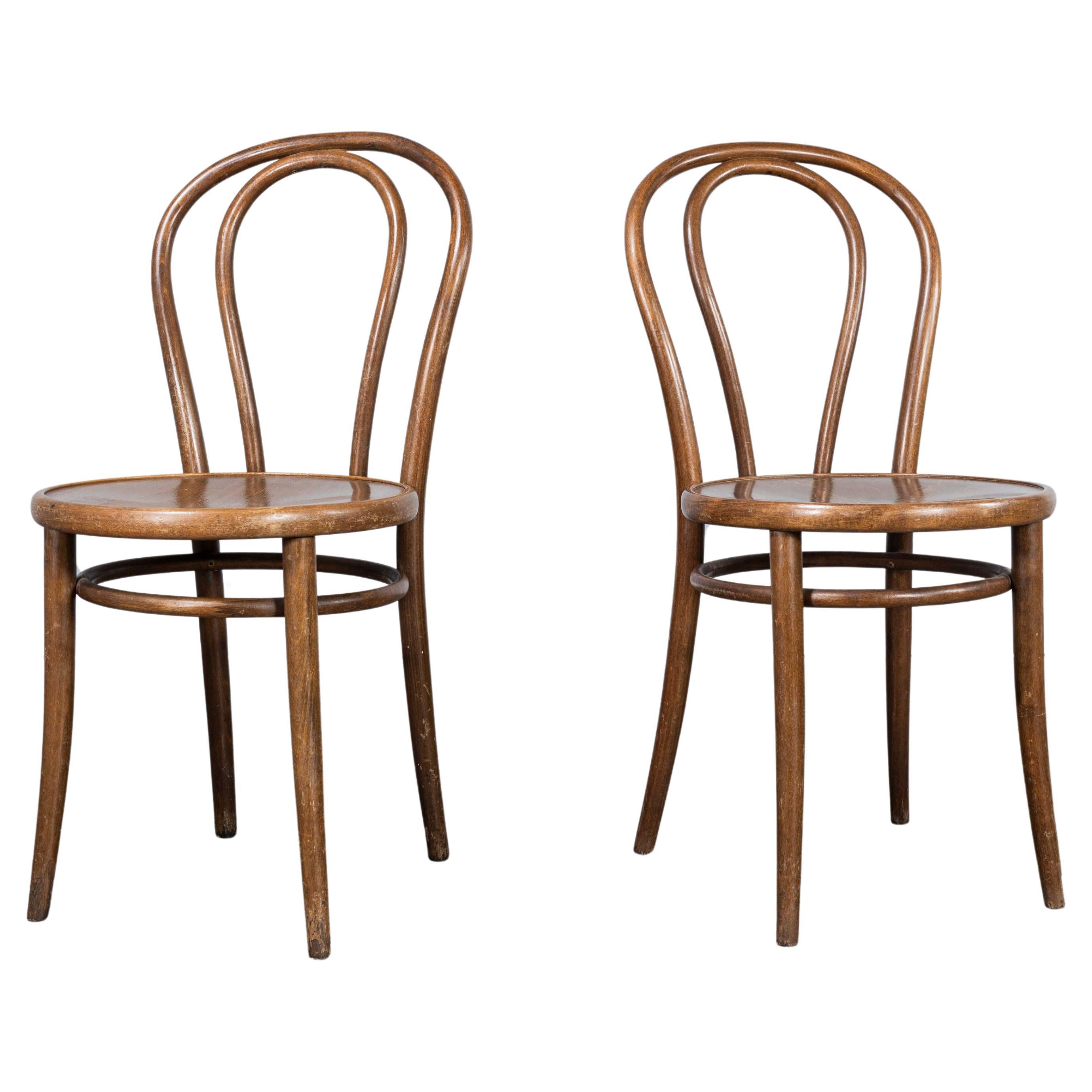 1950's Bentwood Debrecen Hoop Back Dining Chairs - Pair For Sale at 1stDibs