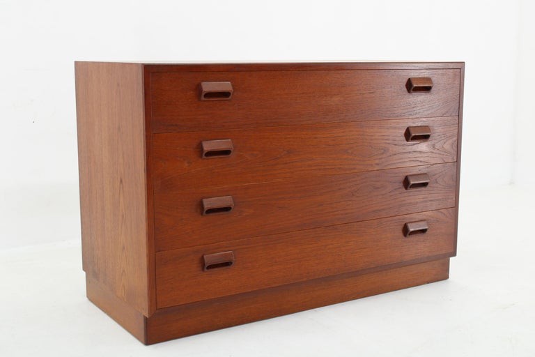 1950s Borge Mogensen Chest of Drawers in Teak by Soborg Mobelfabrik Denmark For Sale at 1stDibs
