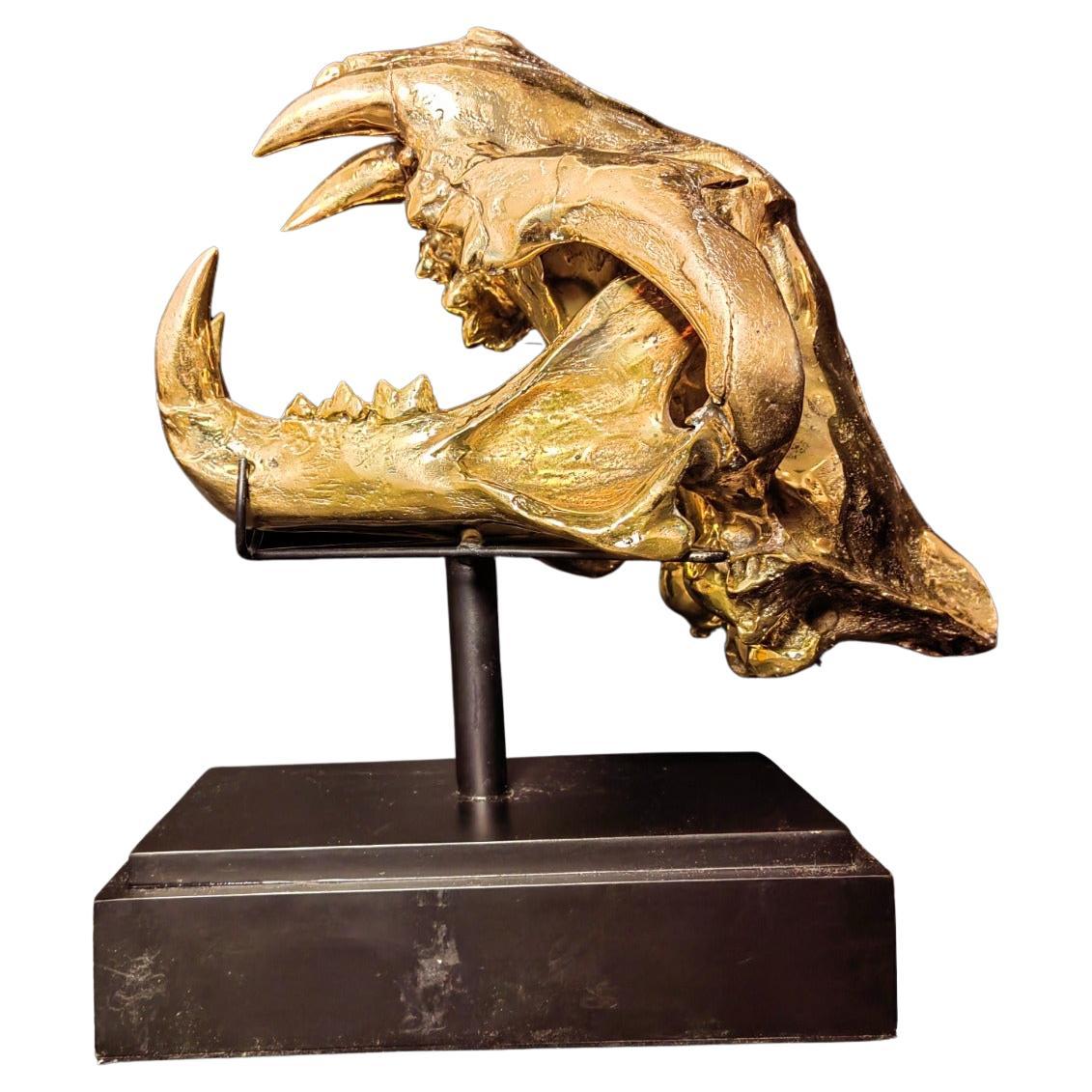 Bronze Skull Sculpture at 1stDibs | skull sculptures for sale, skull ...