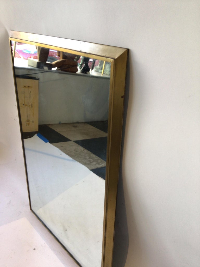 1950s Bronze Mirror For Sale at 1stDibs