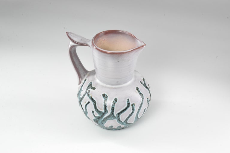 1950s Bruno Dose for Poterie du Breuil Signed Ceramic Pitcher For Sale ...