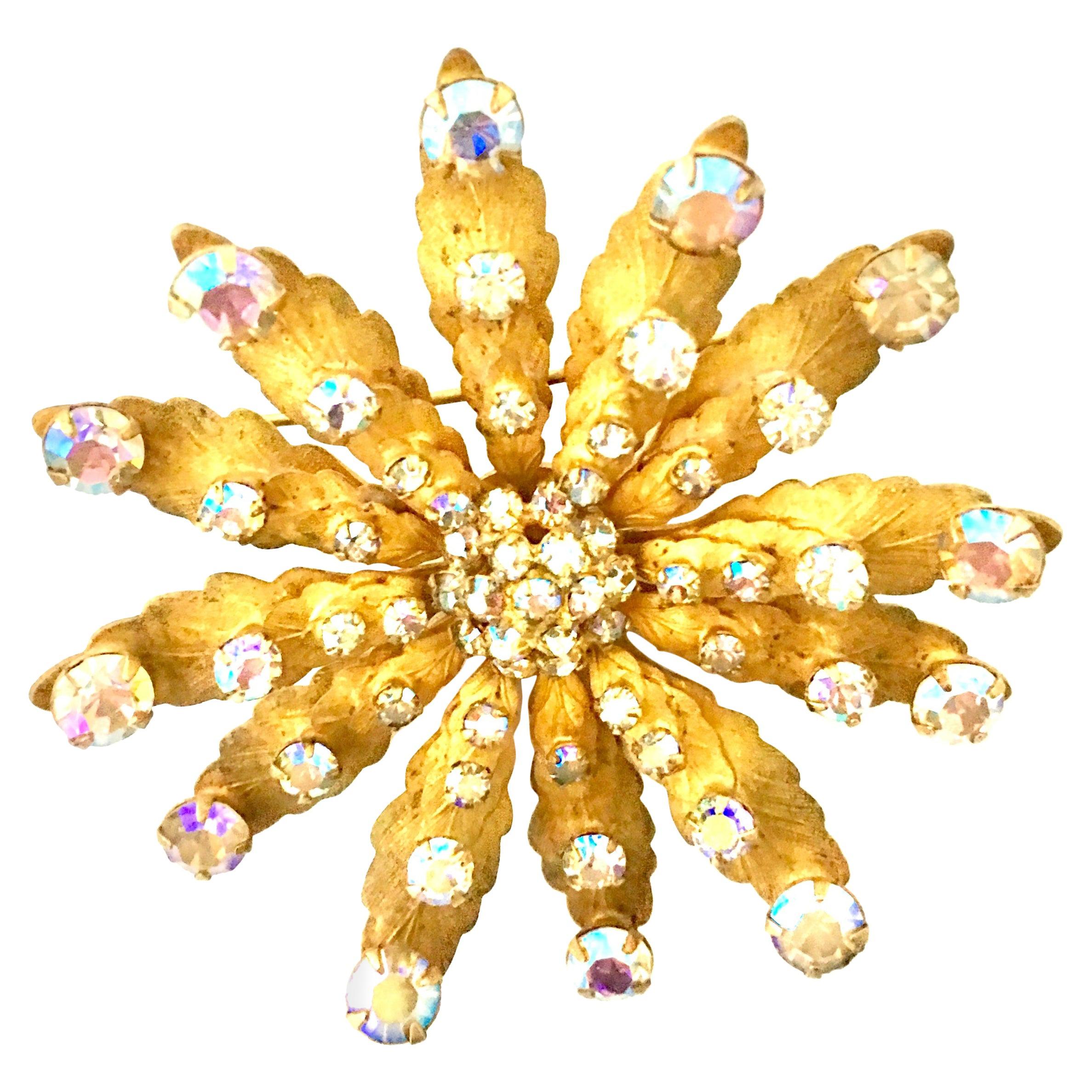 Austrian Violet Flower Brooch at 1stDibs | violet brooch