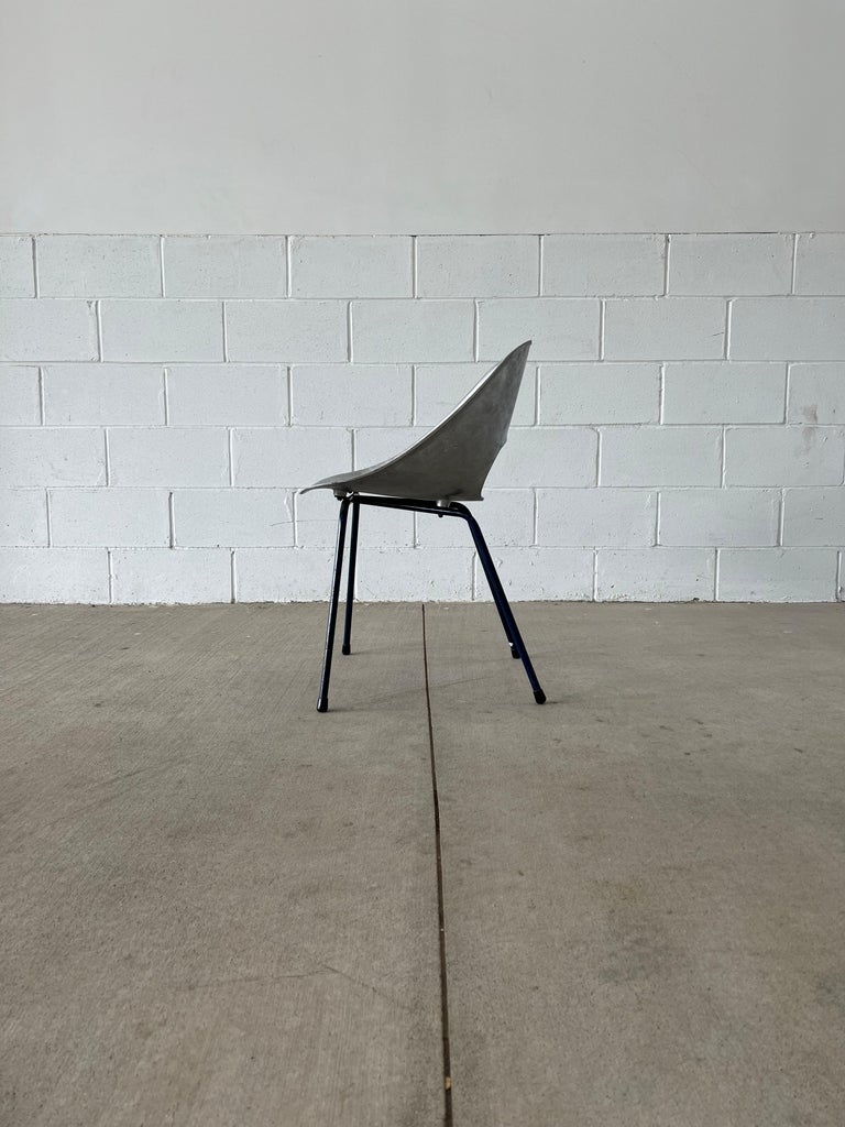 1950s Cast Aluminum Dining Chair by Pierre Guariche for Steiner For ...