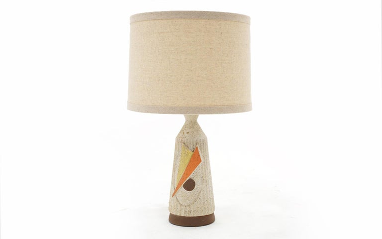 1950s Ceramic Table Lamp in the Style of Martz for Marshall Lamps For ...