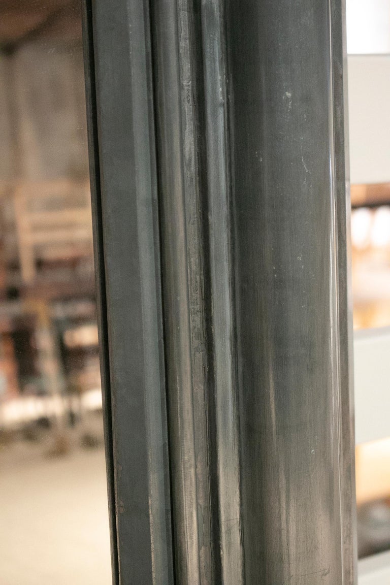 1950s Classical German Mirror w/ Lead Frame For Sale at 1stDibs