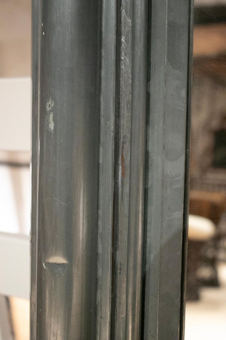 1950s Classical German Mirror w/ Lead Frame For Sale at 1stDibs