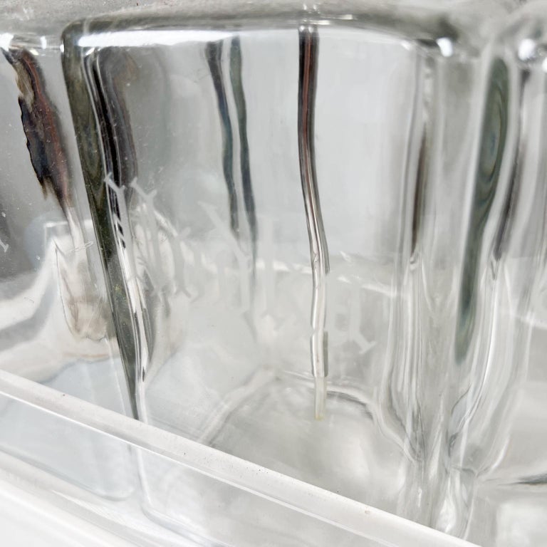 1950s Cocktail Liquor Bar Dispenser Pump Decanter Set Lucite Tray Caddy ...