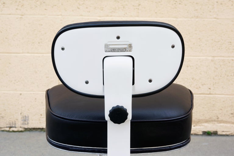 1950s Cramer "Air Flow" Armless Task Chair, Refinished at 1stDibs