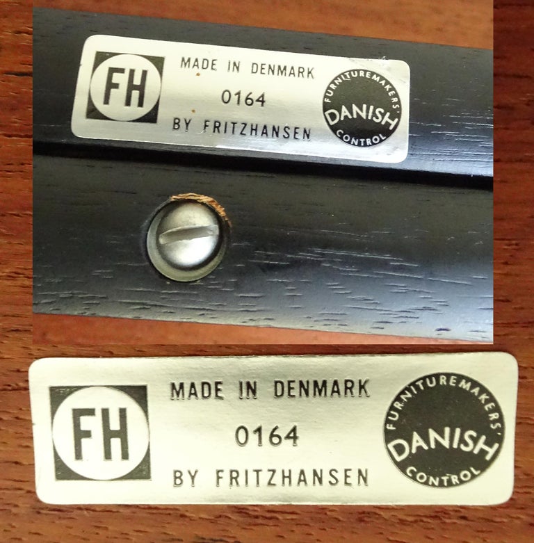 1960s Scandinavian Friz Hansen and Sven Age Wilumssen Side Table For ...