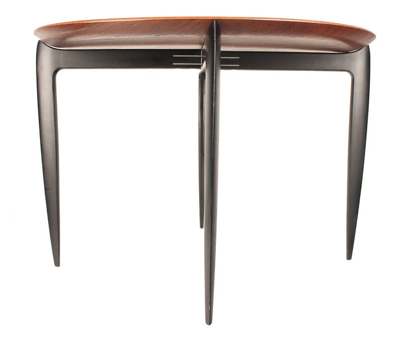 1960s Scandinavian Friz Hansen and Sven Age Wilumssen Side Table For ...