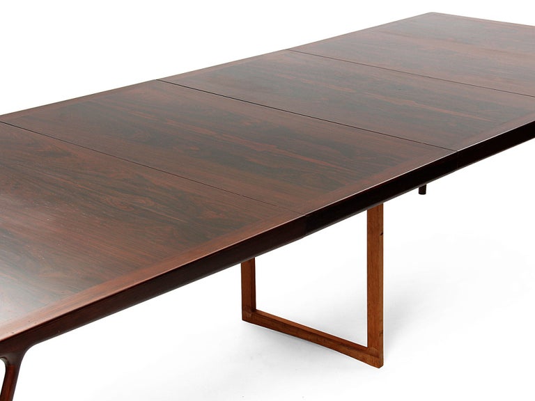 1950s Danish Rosewood Dining Table by Vestergaard Jensen for Peder ...