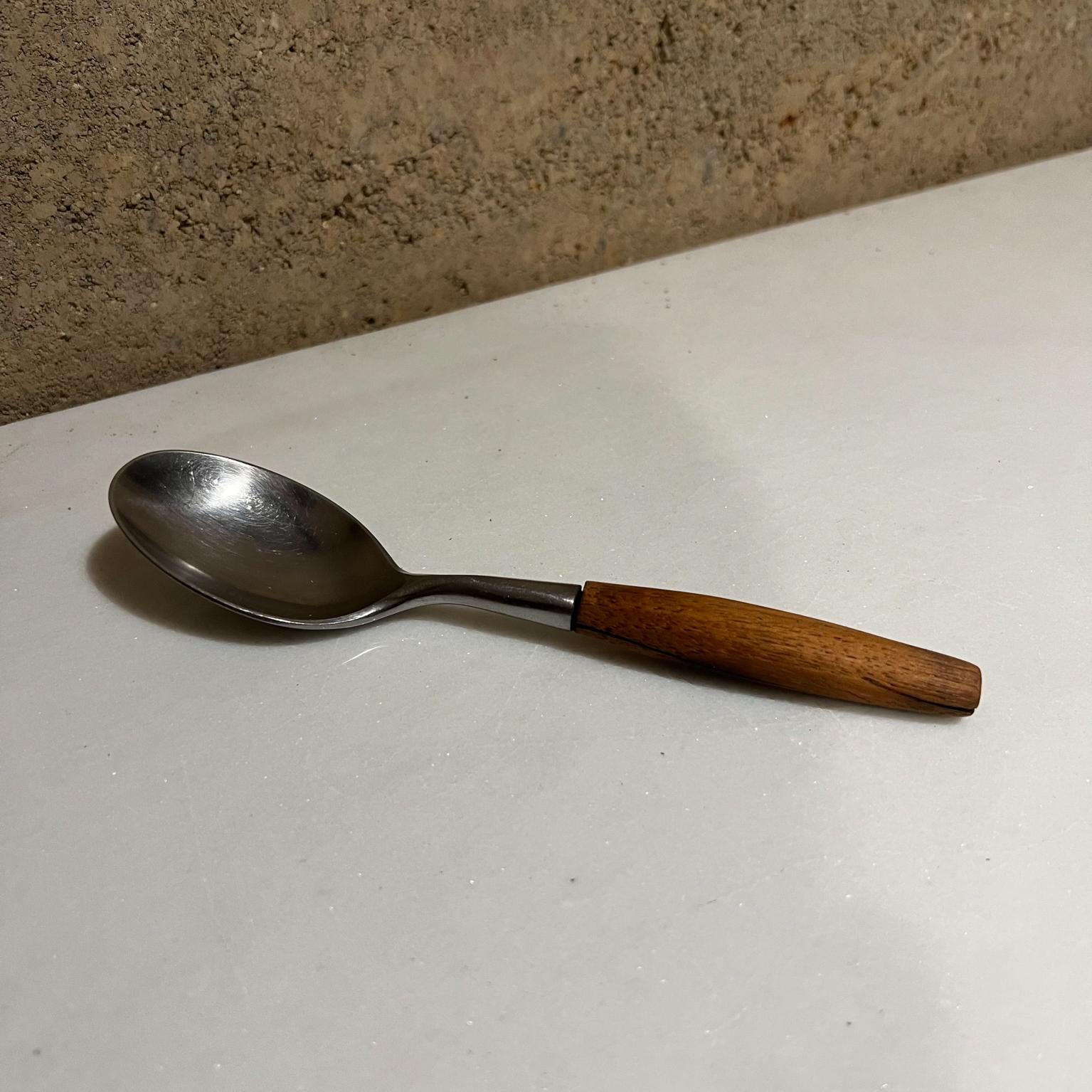 1950s Dansk Fjord Teak Stainless Soup Spoon Jens Quistgaard Germany For ...