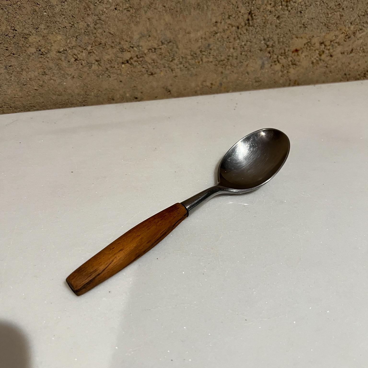 1950s Dansk Fjord Teak Stainless Soup Spoon Jens Quistgaard Germany For ...