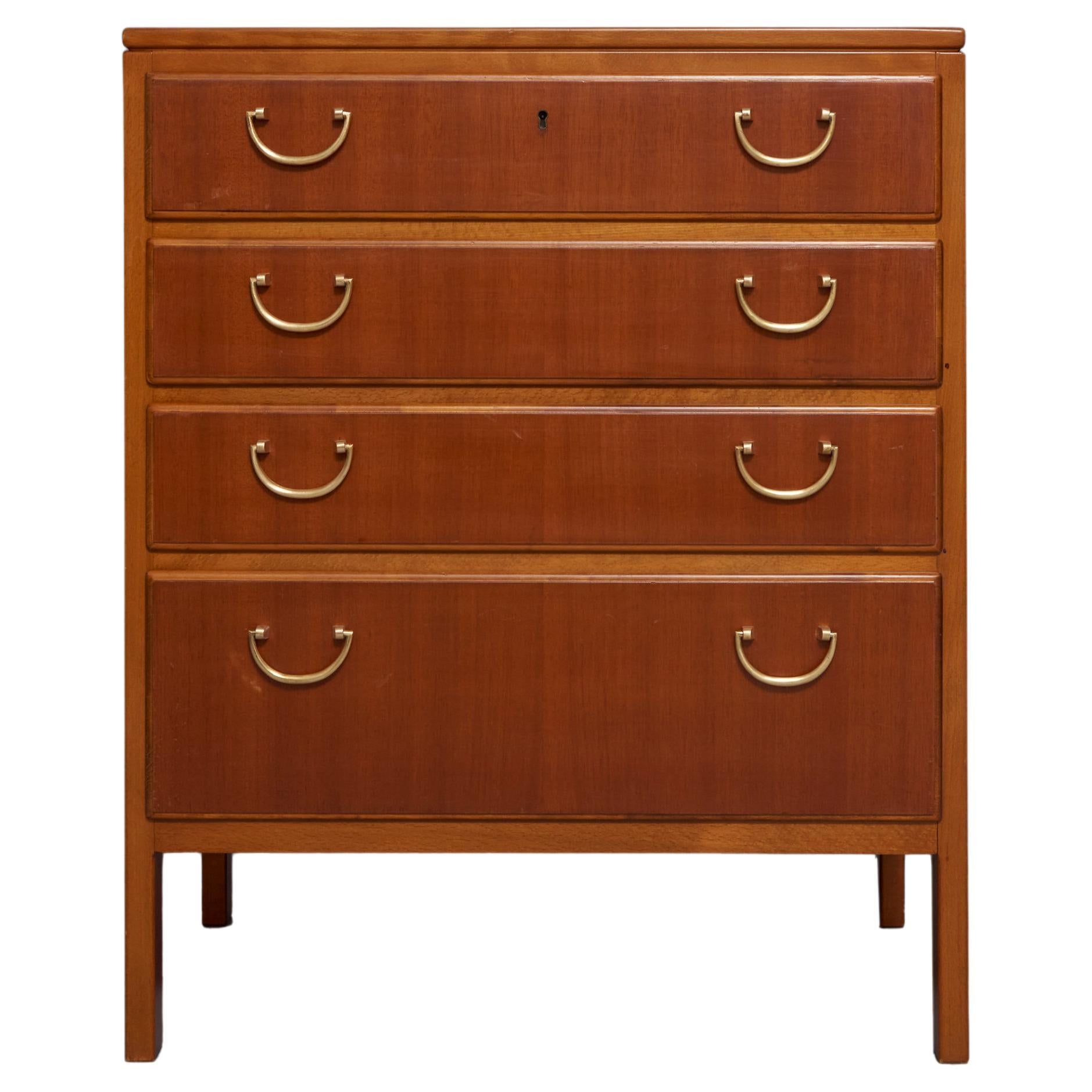 1950's David Rosen Dresser in Mahogany and Teak for Nordiska Kompaniet ...