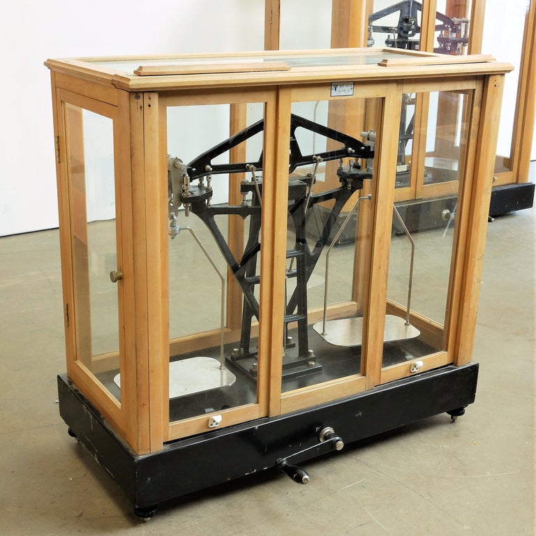 1950s Decorative Russian Double Precision Balance Scale, Medium Size ...