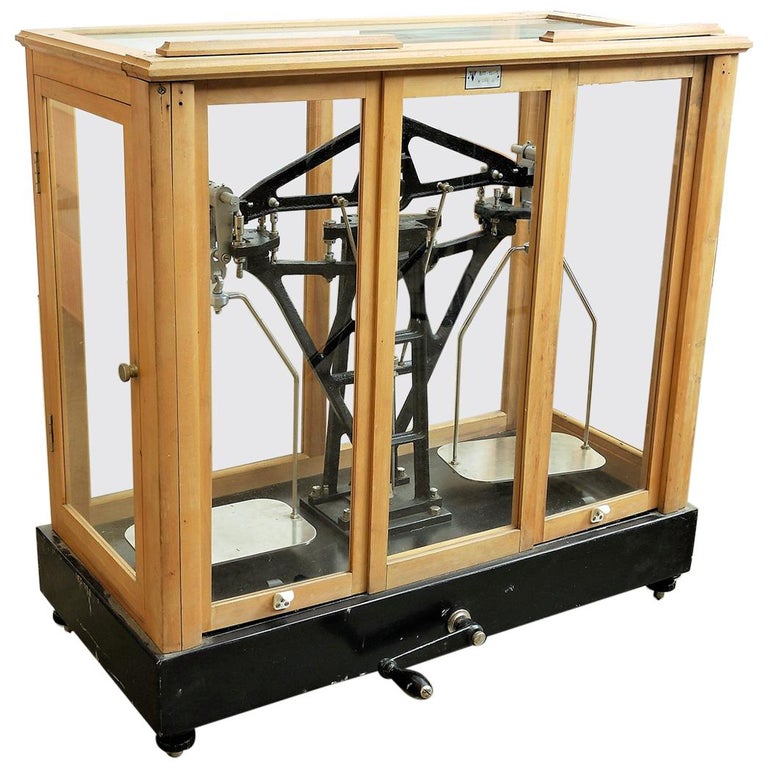 1950s Decorative Russian Double Precision Balance Scale, Medium Size ...