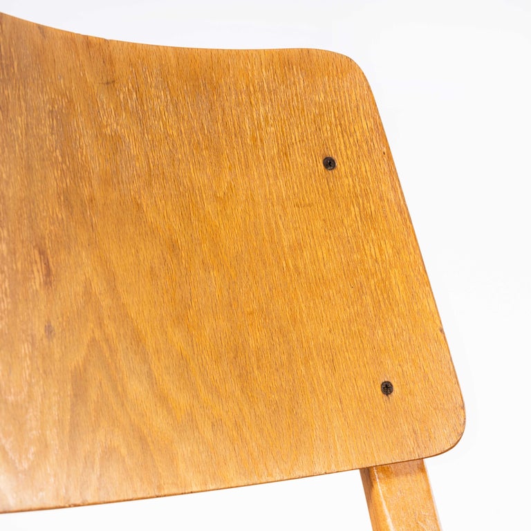 1950's Deep Back Casala Stacking Dining Chair, Set of Five at 1stDibs