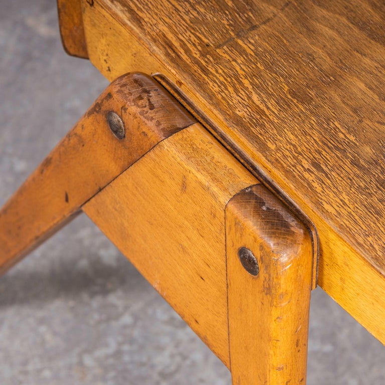 1950's Deep Back Casala Stacking Dining Chair, Set of Ten For Sale at ...