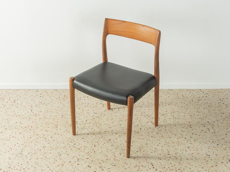1950s Dining Chairs by Nils Otto Møller, Set of 5 For Sale at 1stDibs