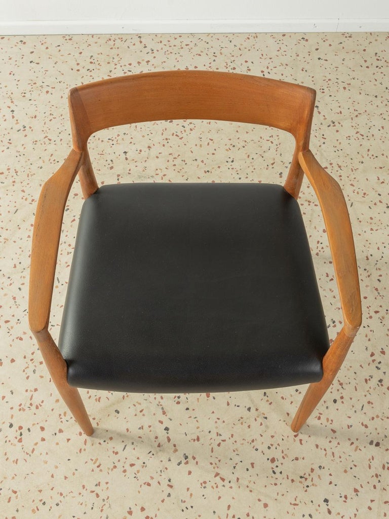 1950s Dining Chairs by Nils Otto Møller, Set of 5 For Sale at 1stDibs