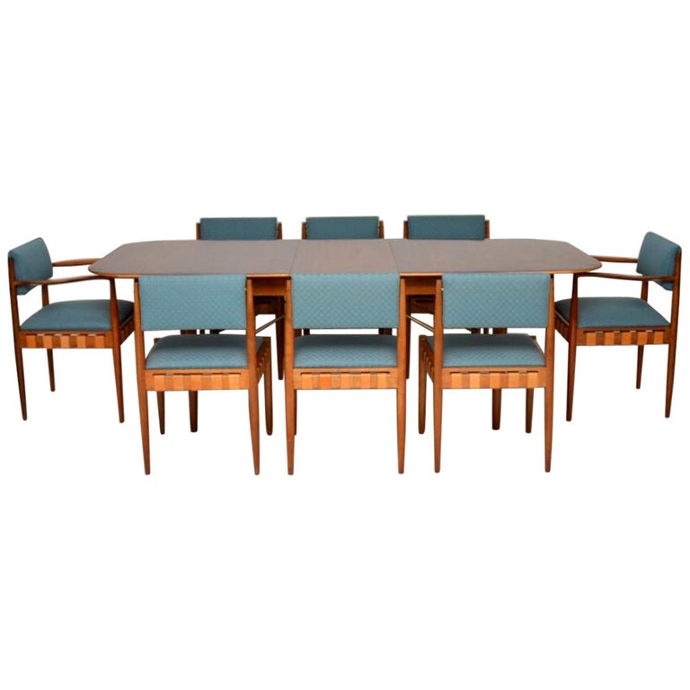 1950s Dining Table and Chairs by Robin Day for Hille at 1stdibs