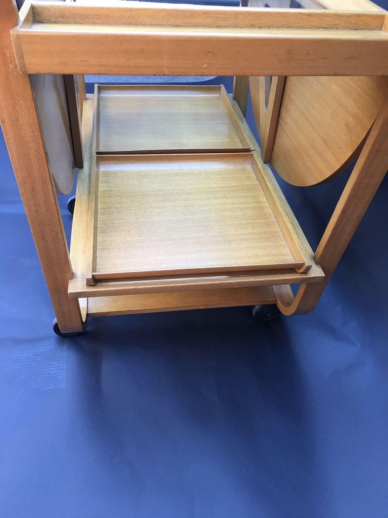 1950s Edward Wormley for Dunbar Bar Cart For Sale at 1stDibs