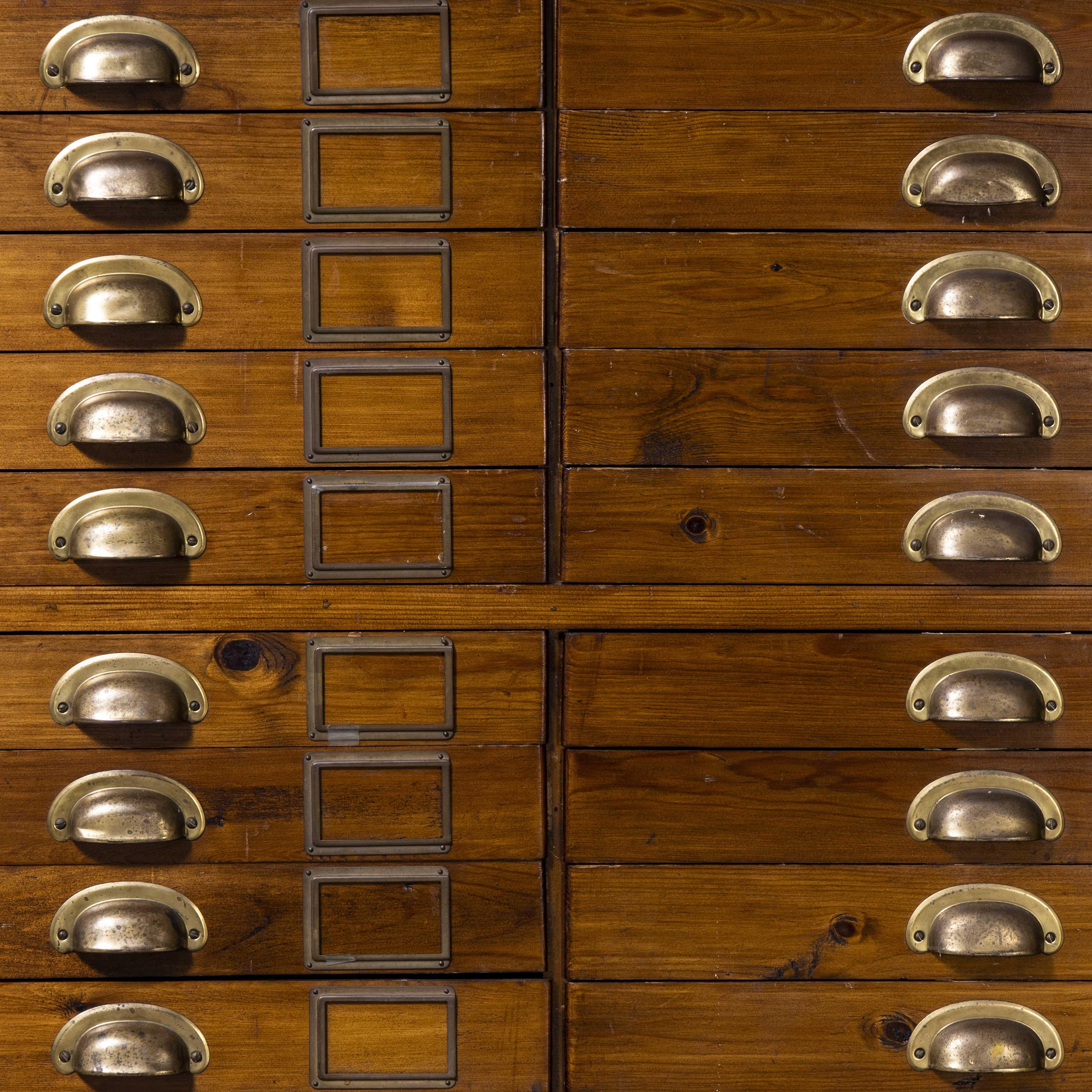 1950's Engineers Drawer Units, Twenty Four Drawers '1226' For Sale at ...