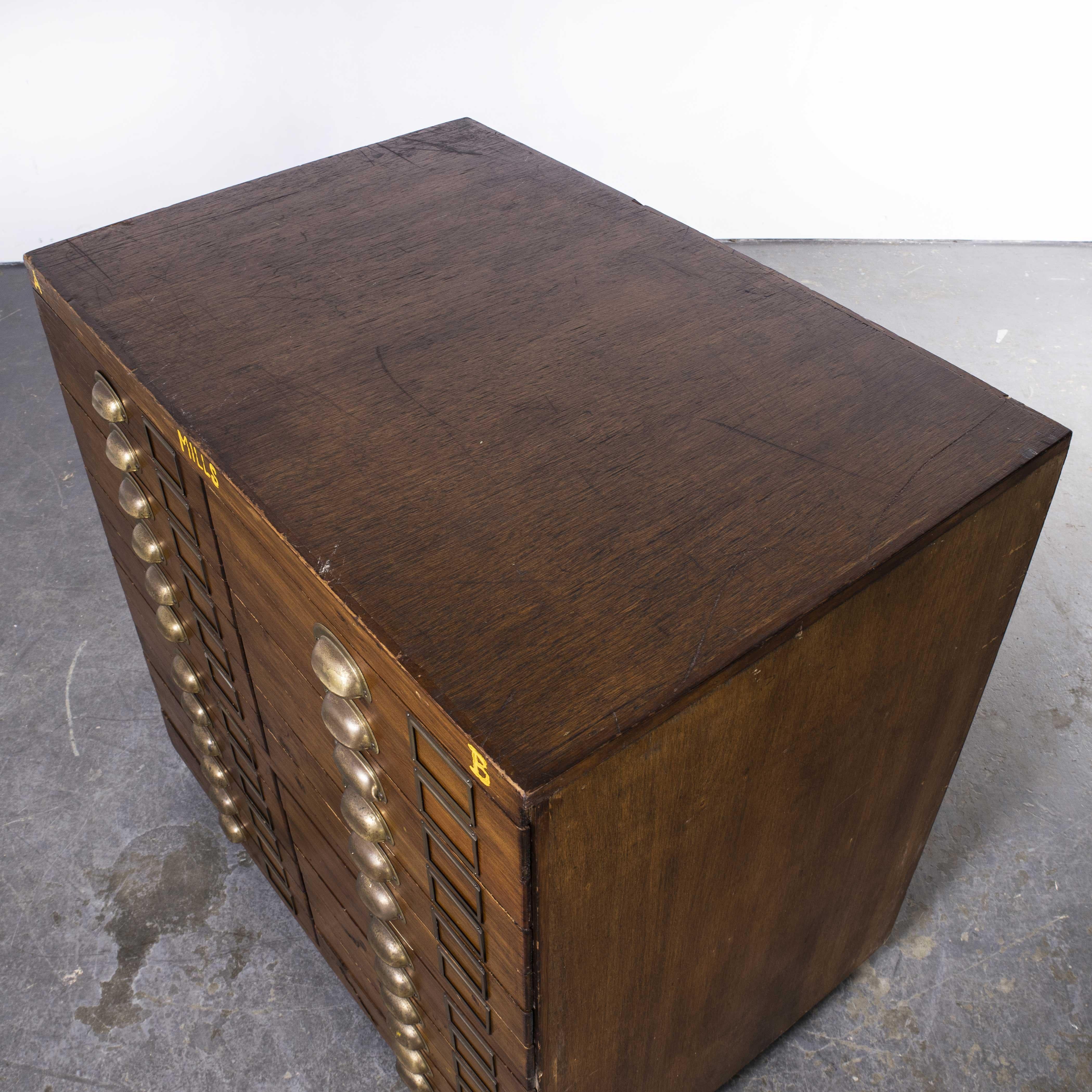 1950's Engineers Drawer Units, Twenty Four Drawers '1226' For Sale at ...