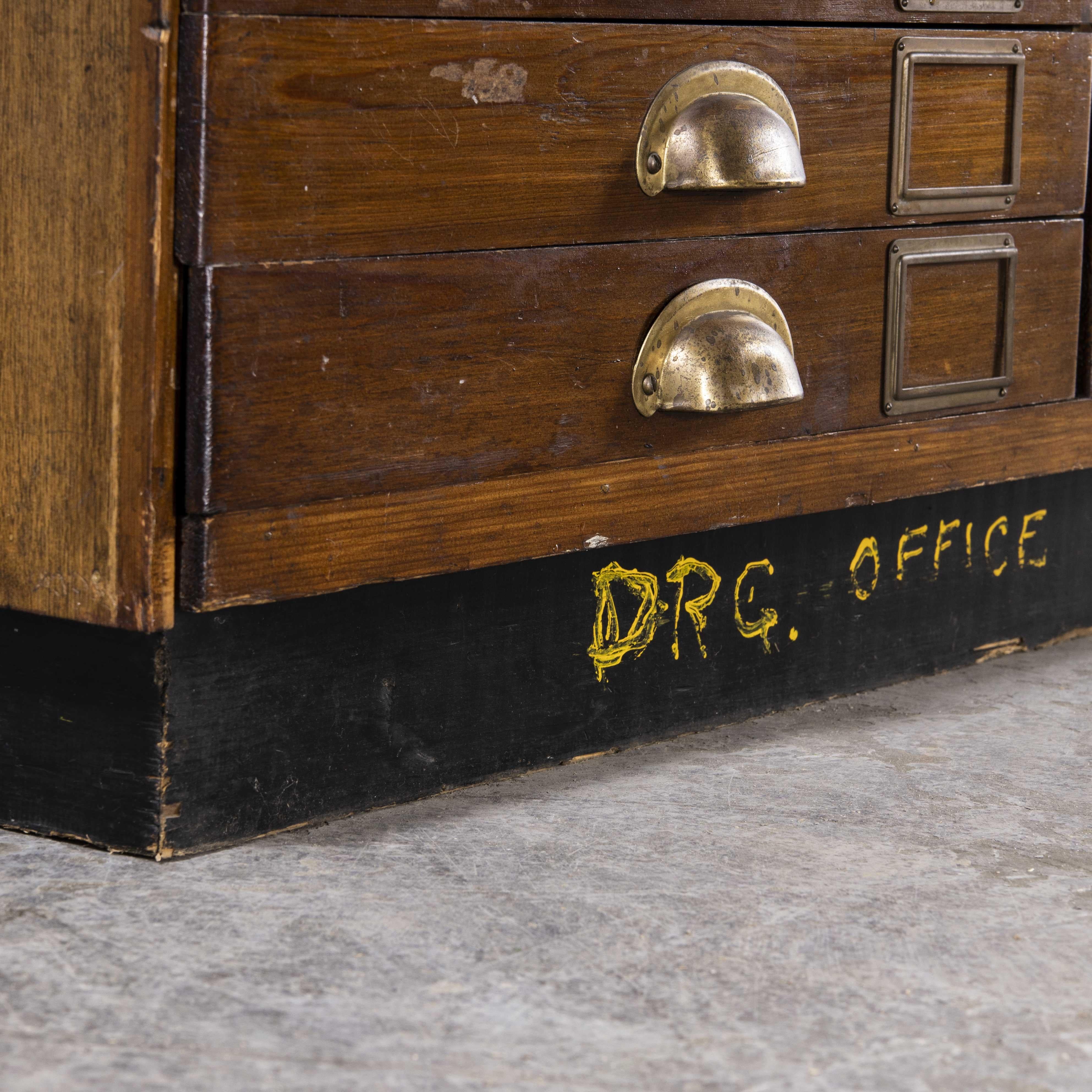 1950's Engineers Drawer Units, Twenty Four Drawers '1226' For Sale at ...