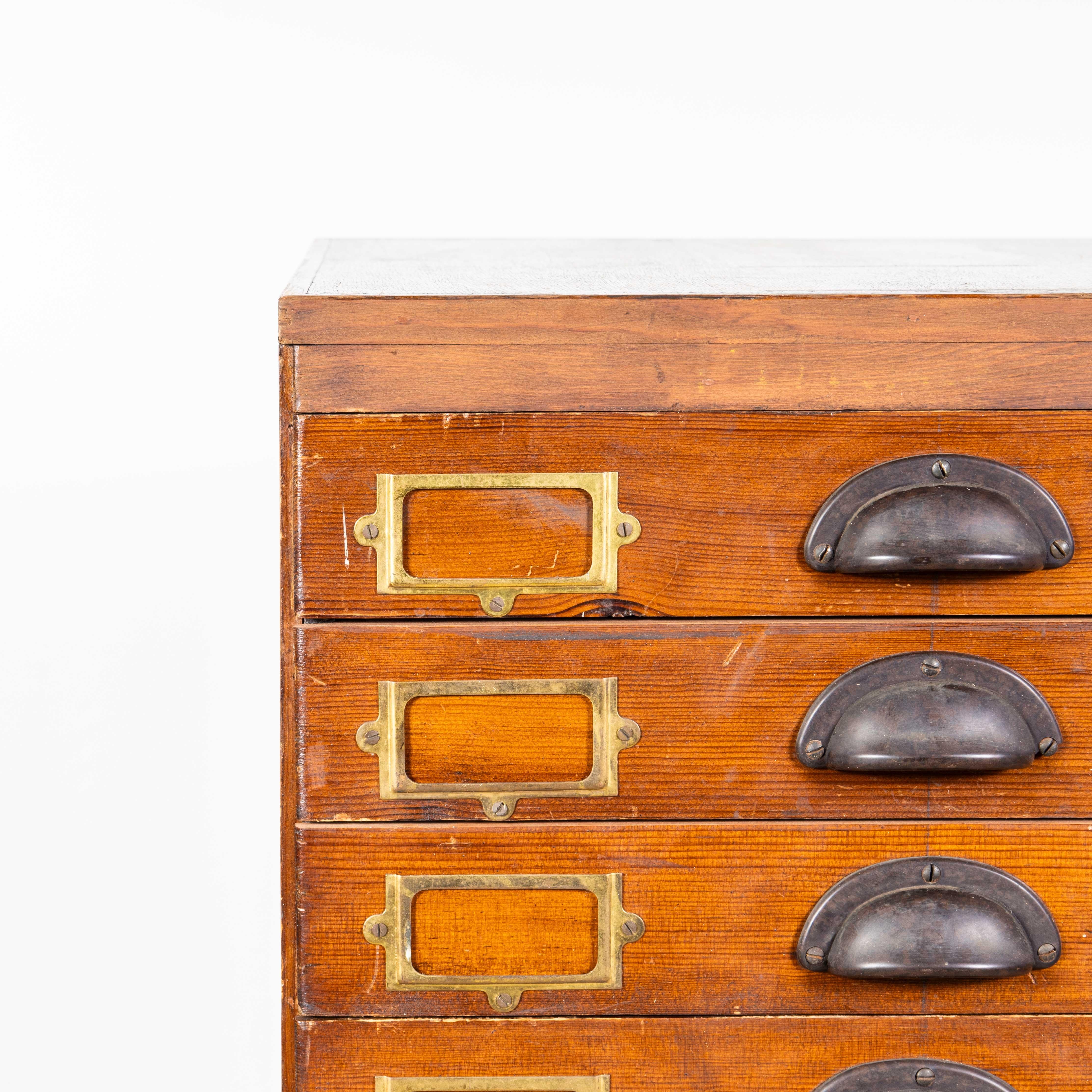 1950's Engineers Single Drawer Units - Twelve Drawers (1227.1) For Sale ...