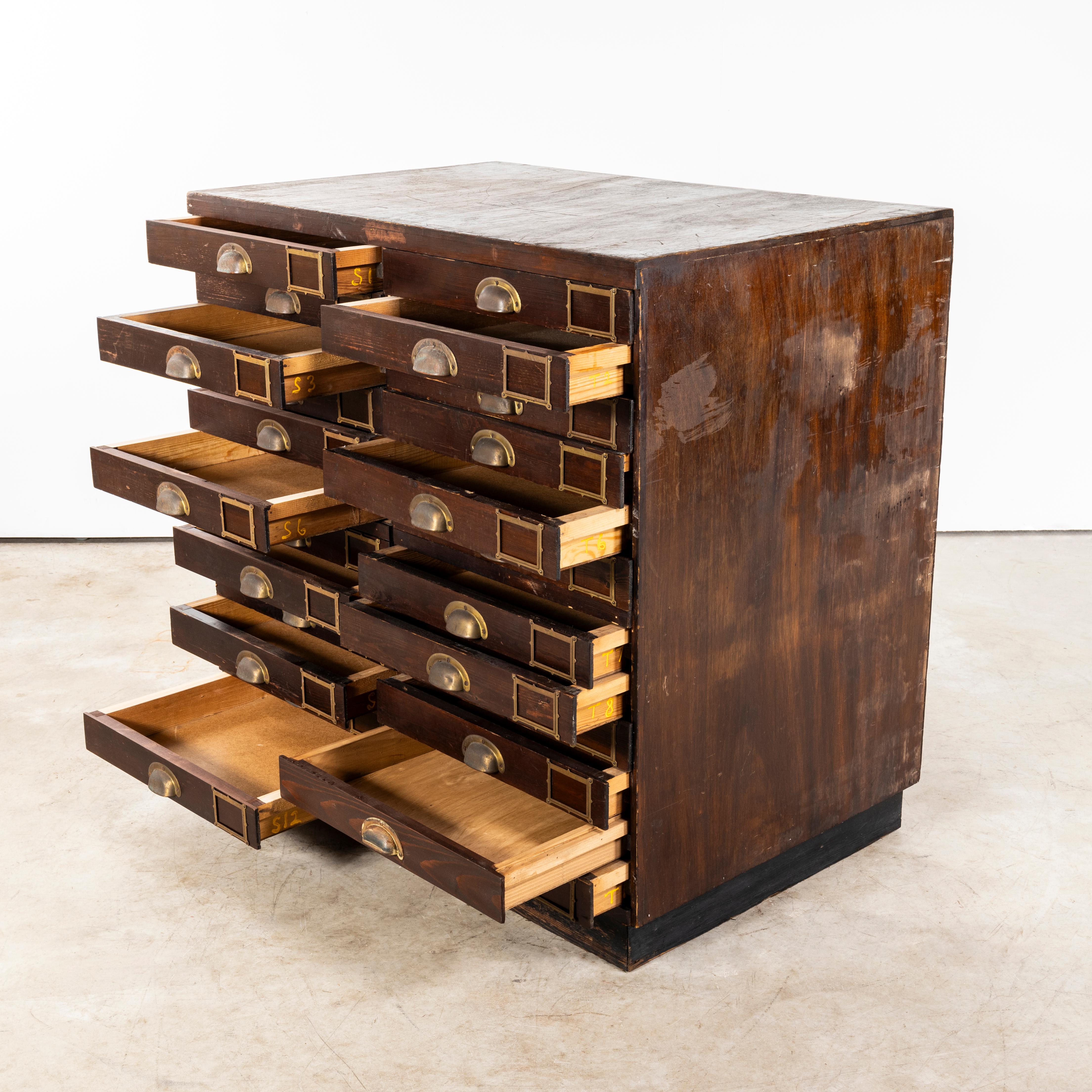 1950’S Engineers Single Drawer Units – Twenty Four Drawers (1227.6) For ...