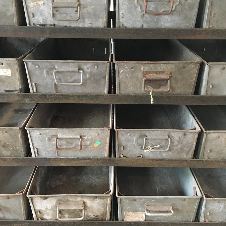 1950s Engineers Storage Racking with Drawers For Sale at 1stDibs ...