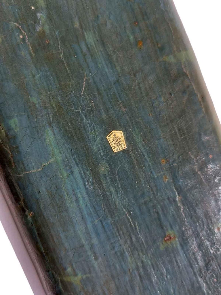 1950s Erwin Burger Abstract Paint Curved Crystal Italian Midcentury 3 ...