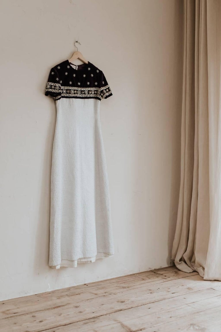 1950s Evening Frock/Gown For Sale at 1stDibs