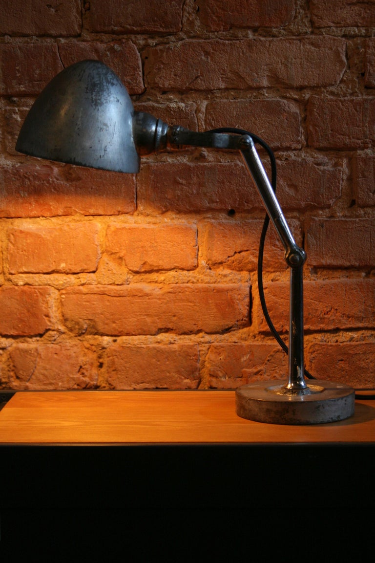 1950s Factory Workshop Lamp FIS For Sale at 1stDibs