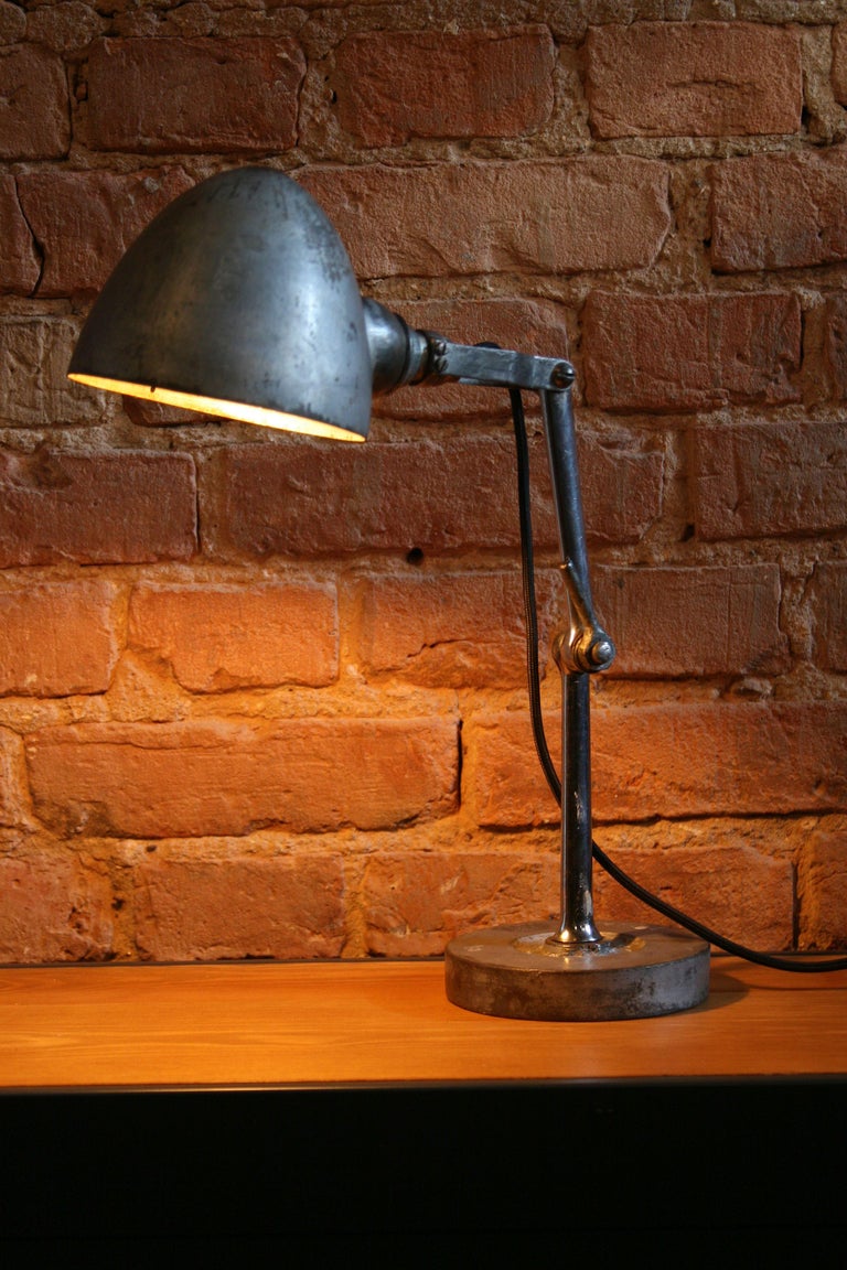 1950s Factory Workshop Lamp FIS For Sale at 1stDibs