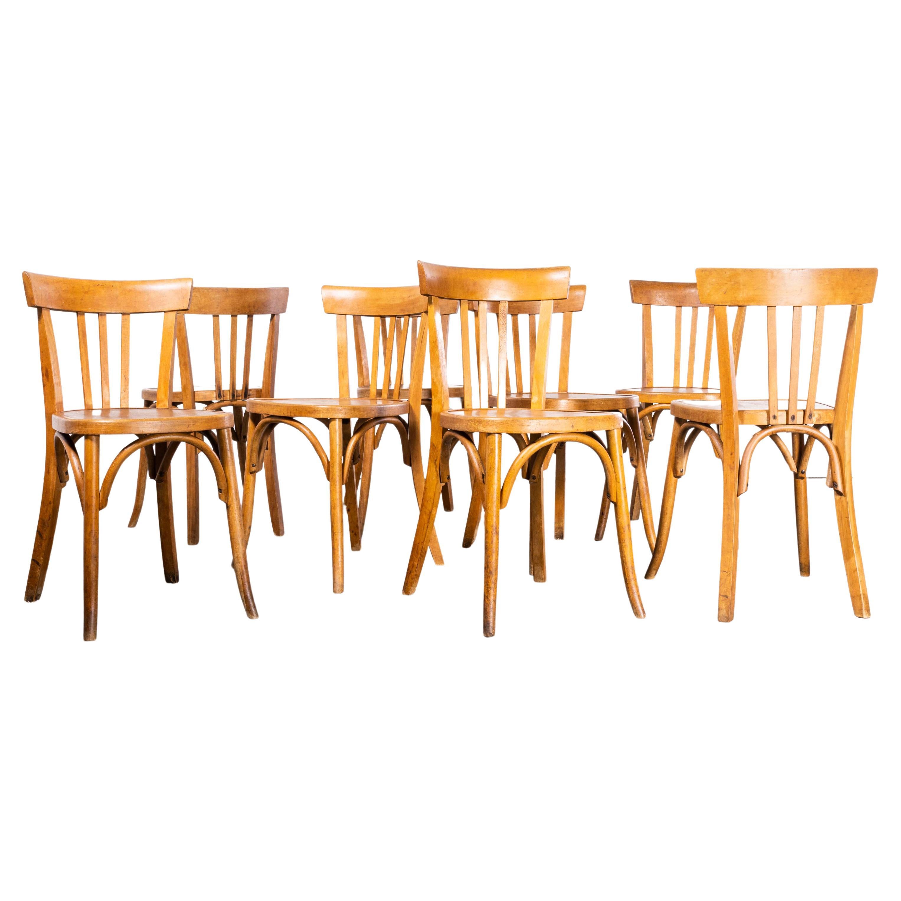 1950's Fischel French Slim Back Bentwood Dining Chairs - Set Of Eight ...