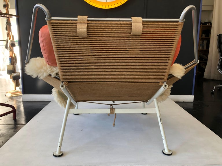 Early Edition Flag Chair by Hans J. Wegner For Sale at 1stDibs