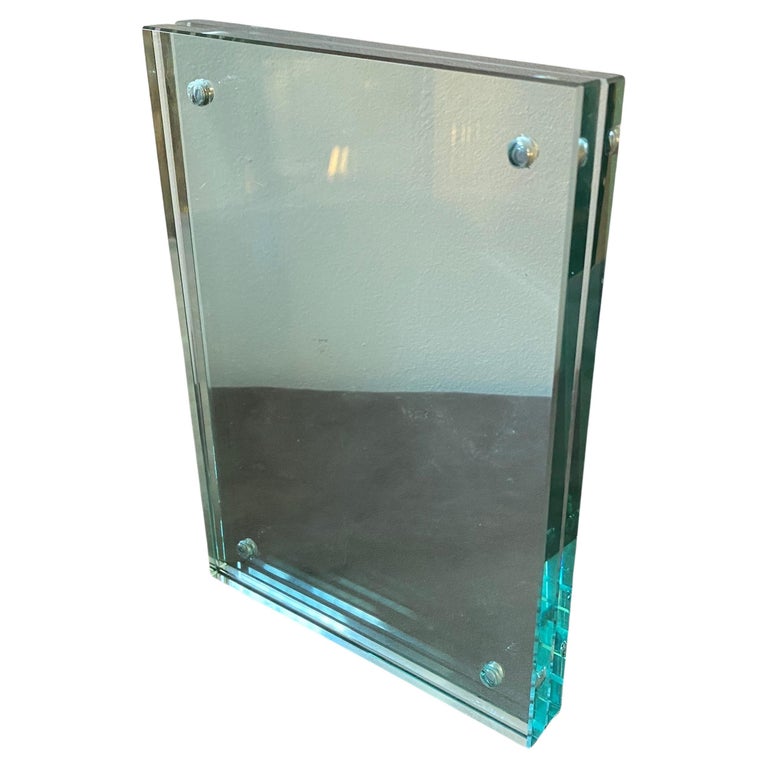 1950s Fontana Arte Attributed Mid-Century Modern Glass Italian Picture ...