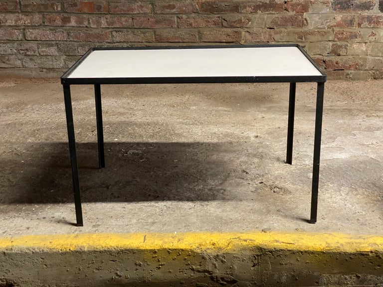 1950s Frederic Weinberg Iron End Table or Stacking Shelf For Sale at ...